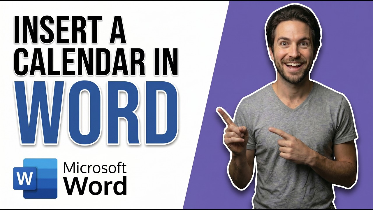 How To Insert A Calendar In Microsoft Word (Easy Template Guide)