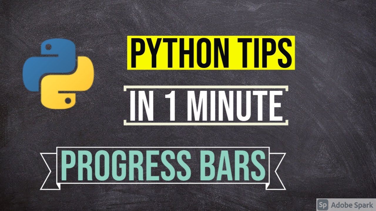 Python coding tips for beginners - Progress bars - tqdm #shorts