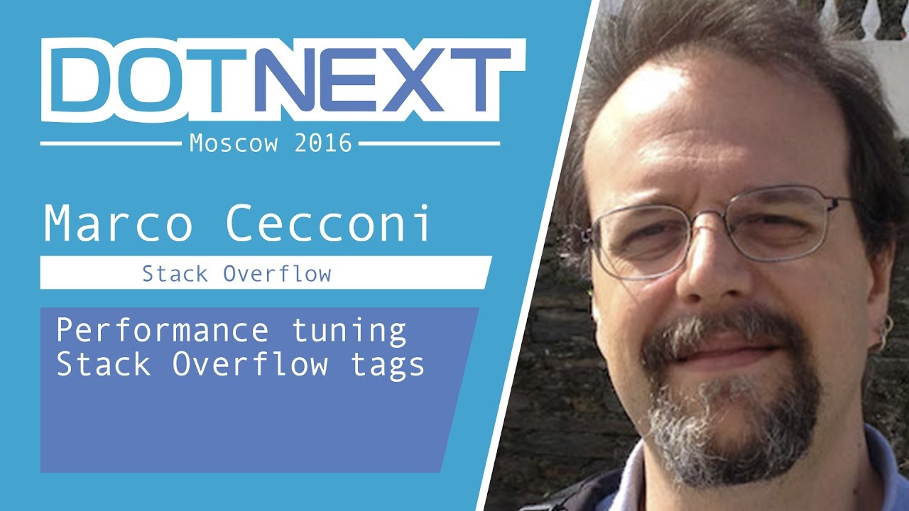Performance tuning Stack Overflow tags — Marco Cecconi