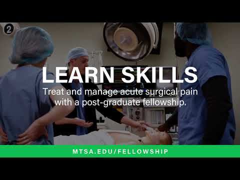 MTSA Acute Surgical Pain Management Fellowship video ad