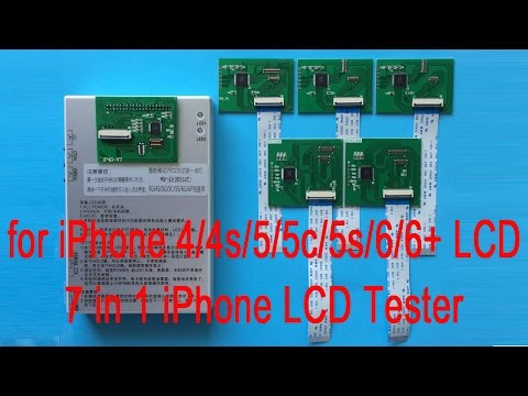 7 in 1 LCD Tester for IPhone 4 4s 5 5c 5s 6 6 plus Touch Screen Repair Separator Machine Tool Set