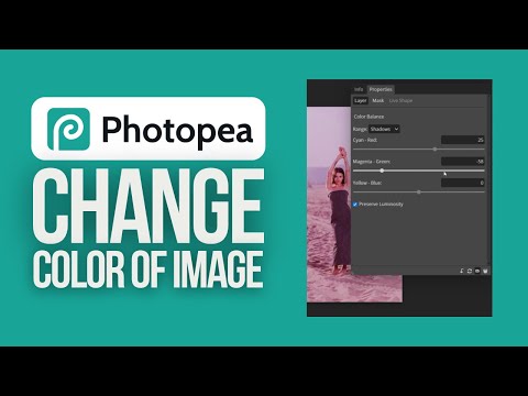 How to Change Color of Image| Learn Photopea