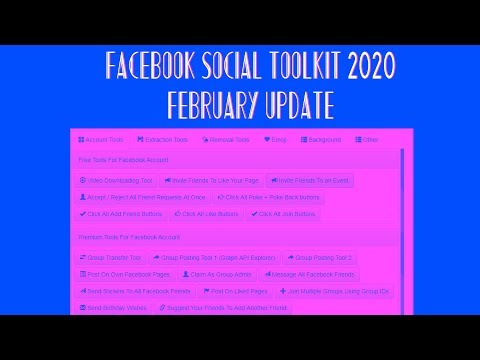 Facebook Social Toolkit Download 2020 February. Free Toolkit For Facebook. New working version.