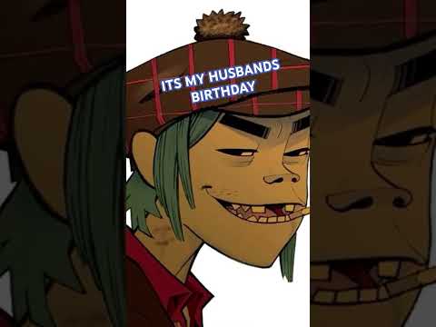 HAPPY BIRTHDAY 2D #gorillaz #2d #stuartpot #tusspot