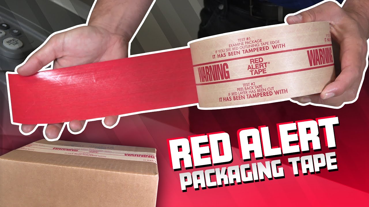 Red Alert Packaging Tape from IPG