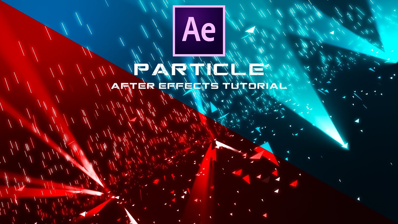 After Effects Beginner Animations - Abstract Particles Tutorial | No plugins