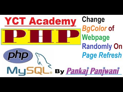 Learn PHP Change Background Color of Webpage Randomly On Page Refresh - Mind Luster