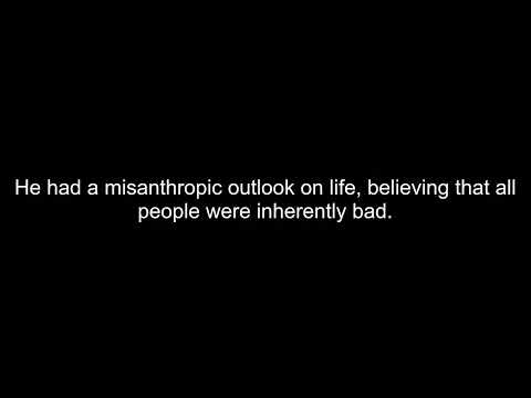 How To Pronounce Misanthropic