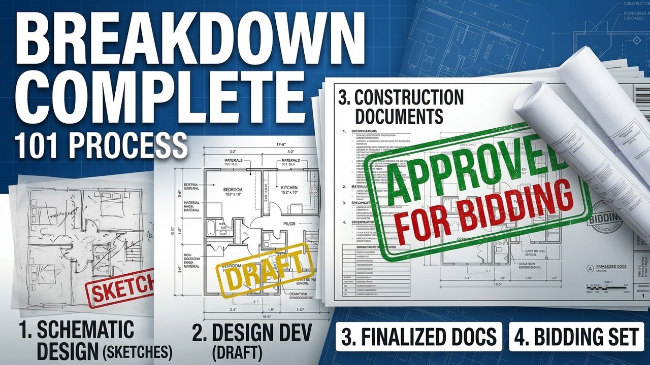 Construction Documents BREAKDOWN | Schematic Design to Bidding