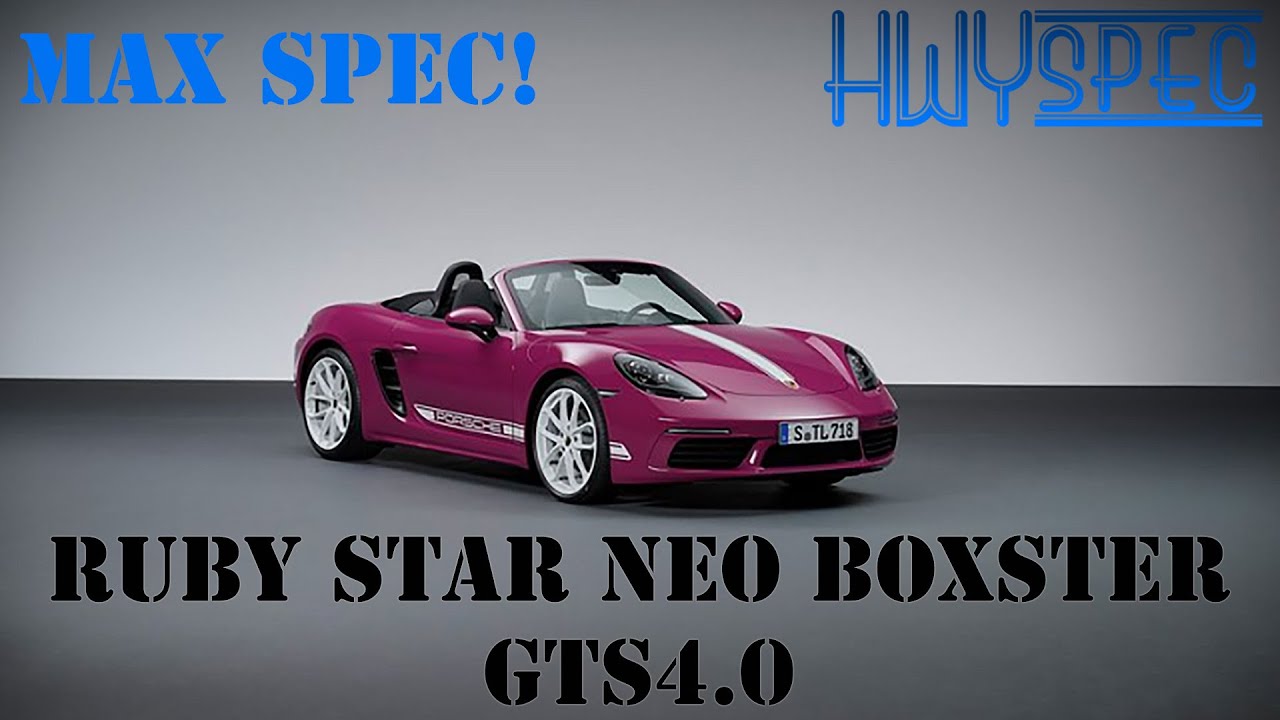 Is Ruby Star the best color for a Boxster GTS 4.0?!?