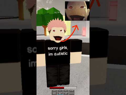 Why he looks at me like that 😭 #roblox #jujutsukaisen #jjk #sukuna