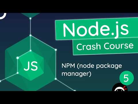 Node.js Crash Course Tutorial #5 - NPM