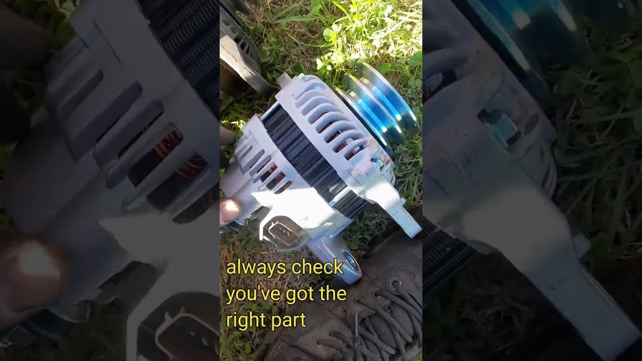 How to replace alternator Mitsubishi Pajero/ Montero.