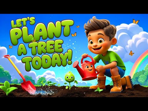 Dig a Hole, Plant a Tree! | Nature Song for Kids with Speech Delay | Smiley Rhymes | Sparkabilities