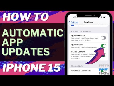 How to Enable Automatic App Updates on iPhone 15