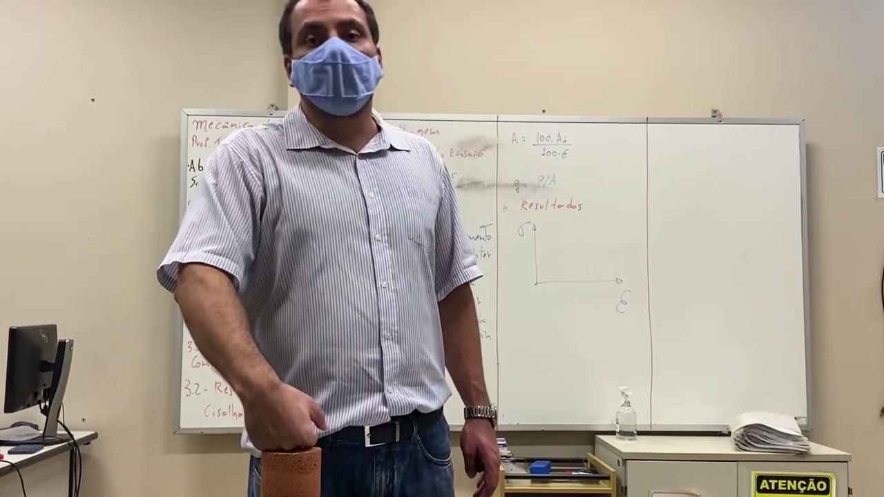 Prática 15: Determinação da resistência à compressão não confinada