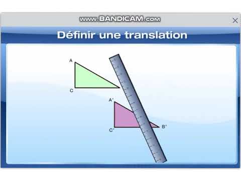Tracer la flèche de translation PdeM