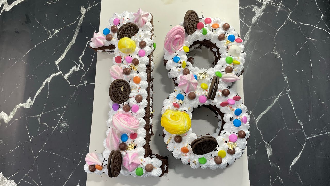 18th Birthday Cake / How to Make countdown cake