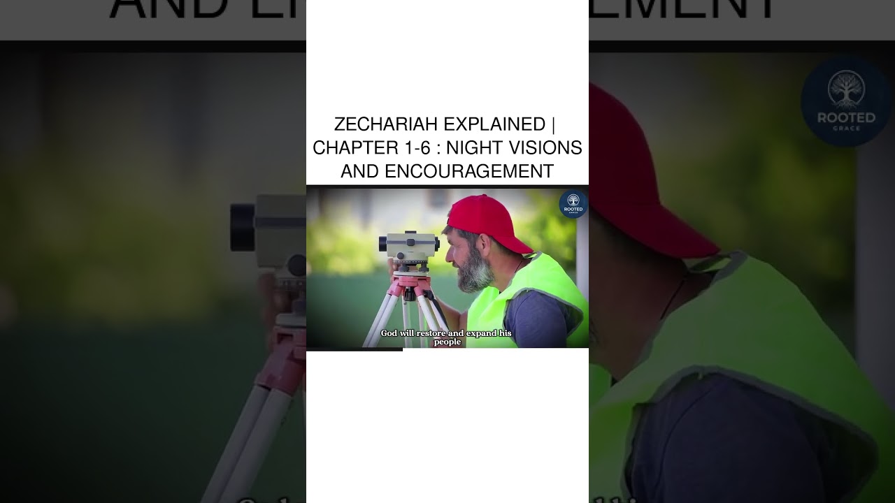 Zechariah Explained | CHAPTER 1-6 : NIGHT VISIONS AND ENCOURAGEMENT