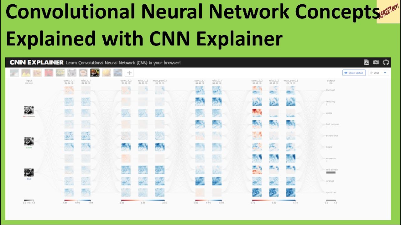 Convolutional Neural Network CNN Explained with CNN Explainer #DeepLearning Concepts