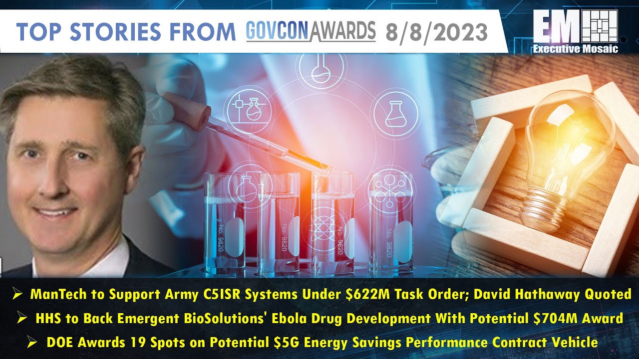 Video: GovCon Awards Weekly Video 8/8/2023