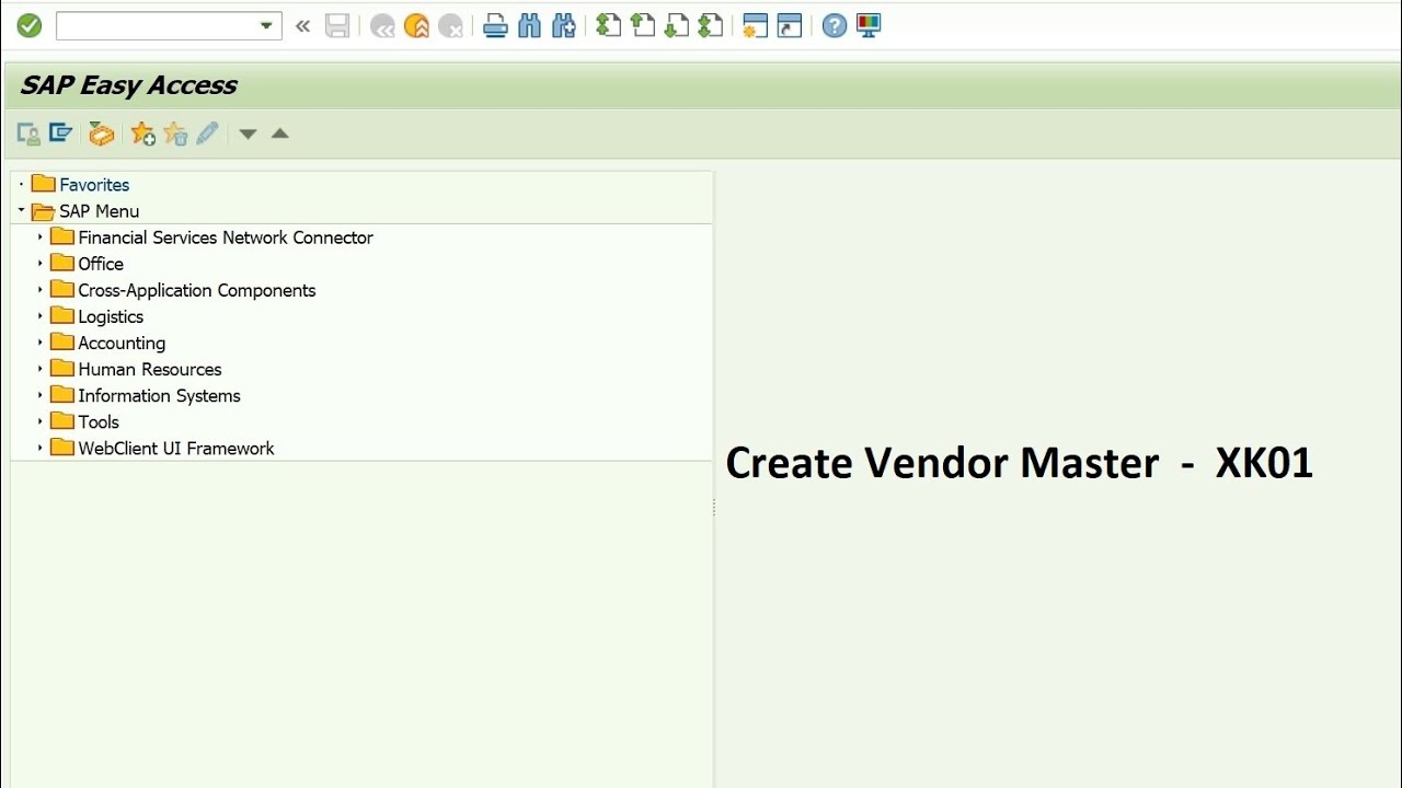 How to create vendor master data in SAP MM  ||  VM 4