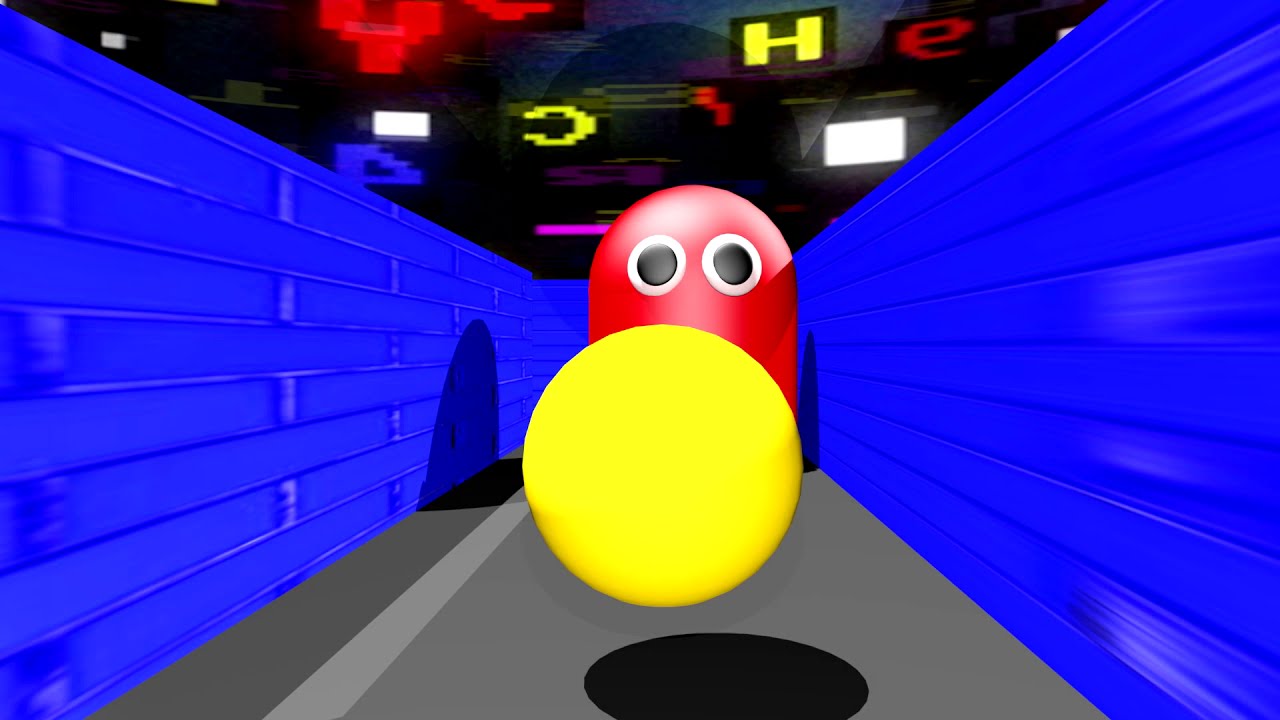 Pac-Man Maze First-Person (3D Animation Final Project 2020)