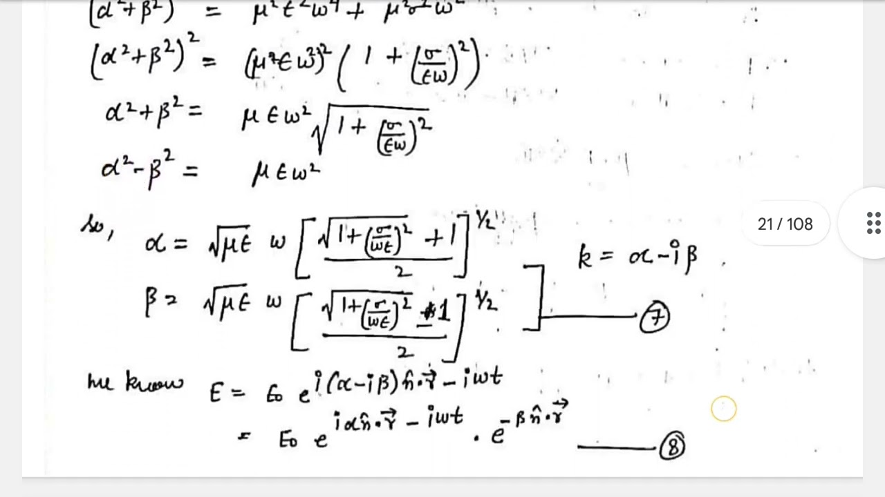 EM Wave in Unbounded Media Handwritten Notes (EMT) | Unit - 2 | Semester - 6 | B.Sc.(H) Physics, DU