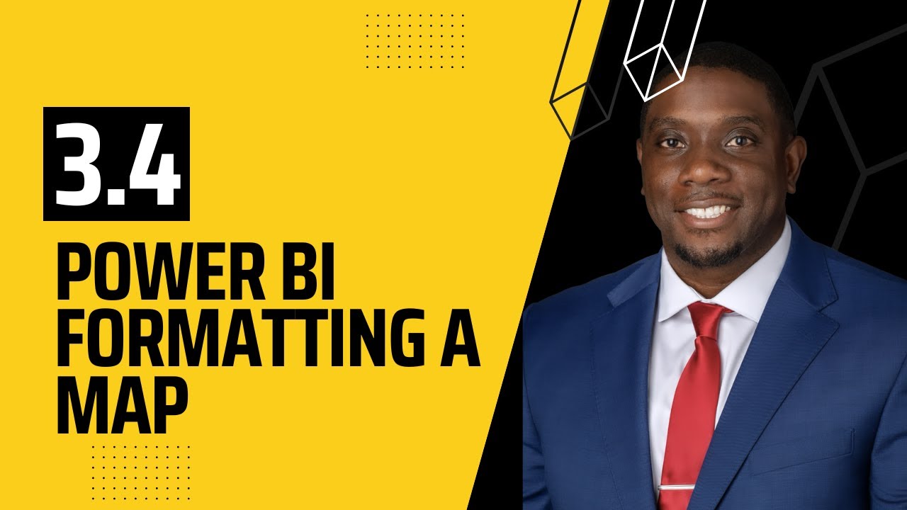 3.4 How to Formatting of Map in Power BI | Power BI Tutorials for Beginners | By Carl Huff