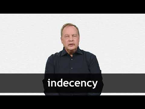 INDECENCY definition and meaning | Collins English Dictionary
