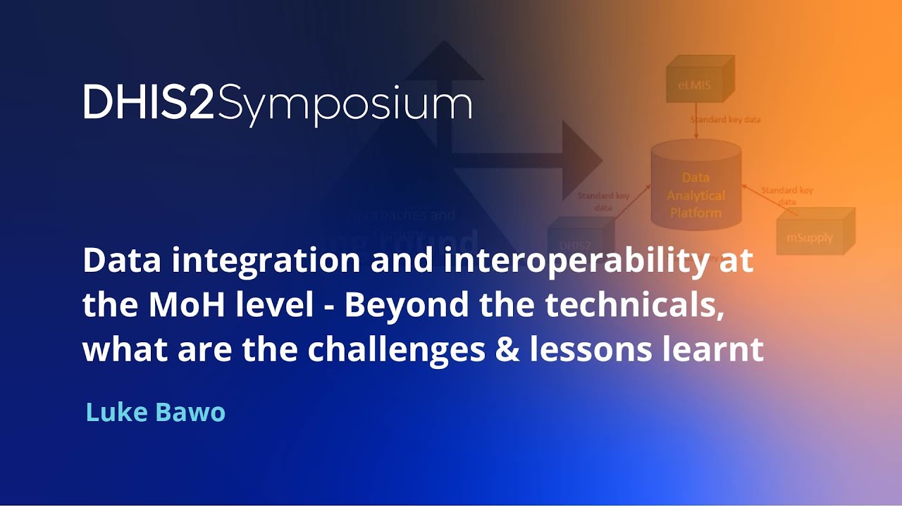 Data integration and interoperability at the MoH level   Beyond the technicals, what are the challen
