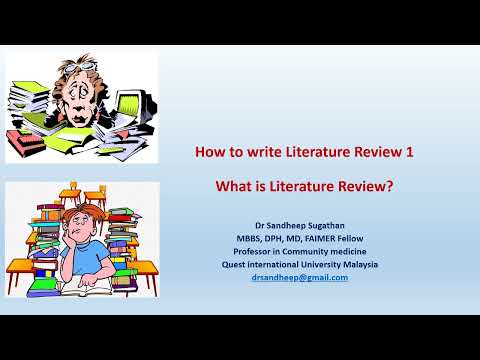 Literature Review videos 1 - What is Literature Review?