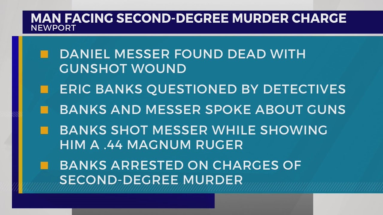 Man facing second-degree murder charge in Newport