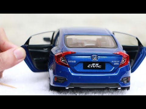 Unboxing of Honda Civic 2017 1:18 Scale Diecast Model Car