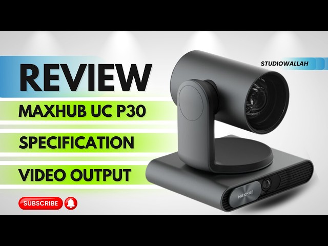 Digital Classroom Solutions - Maxhub UC P30 4K PTZ Camera for Live Class Streaming and Video ...