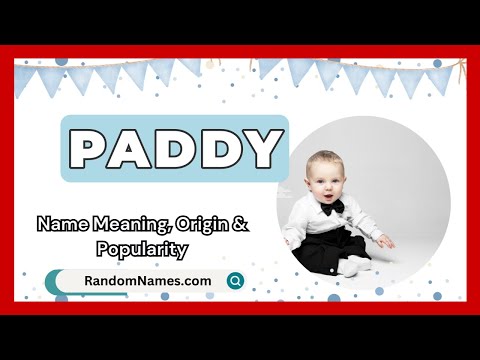 Paddy - Baby Boy Name Meaning, Origin & Popularity - RandomNames.com