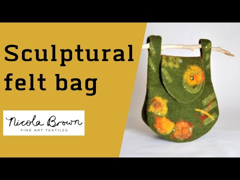 Combing natural fibres and artificial fabrics to create unique and ...