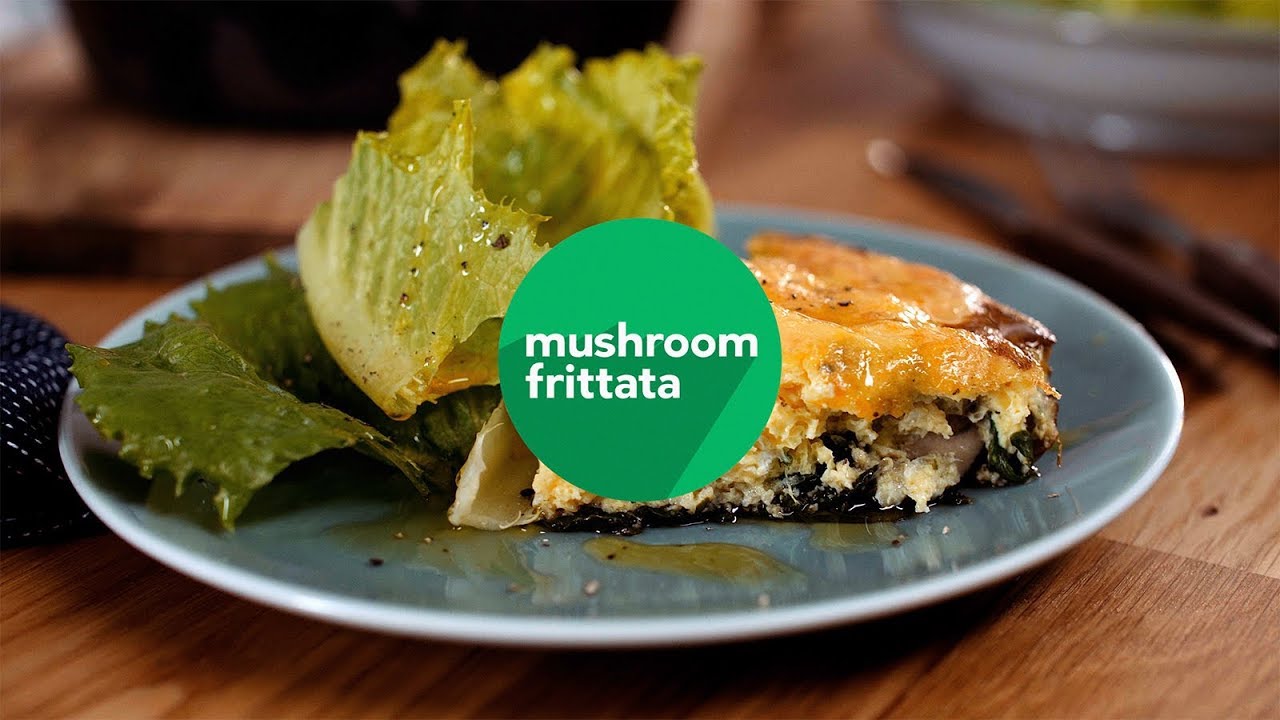 Cooking video: Keto mushroom frittata