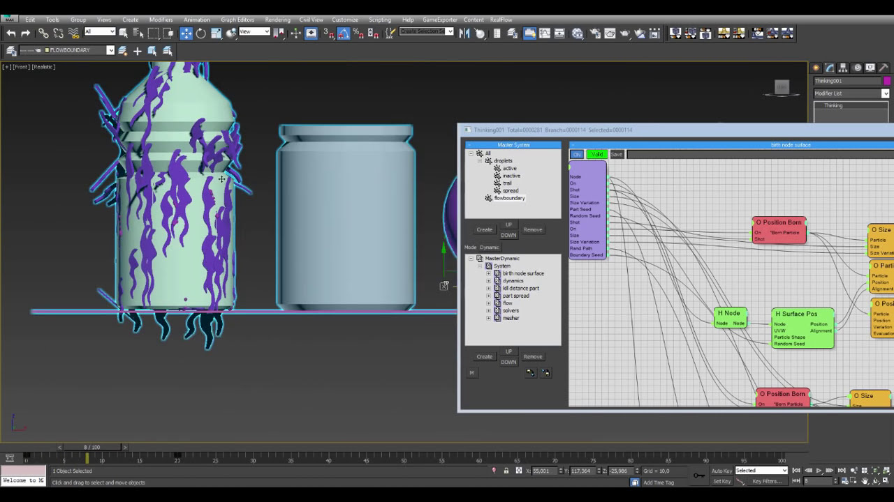 Thinking Particles - Drop it likes its Hot Tutorial