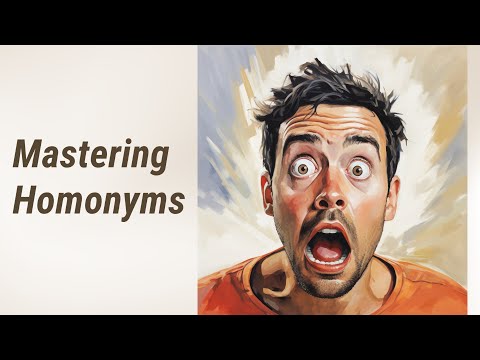 Advanced Vocabulary: Diving into Homonyms Through Role-play