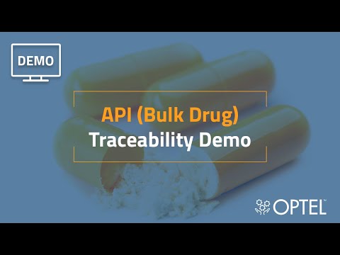 API (Bulk Drug) Traceability Demo: Compliance for the Drugs (Amendment) Rules, 2022