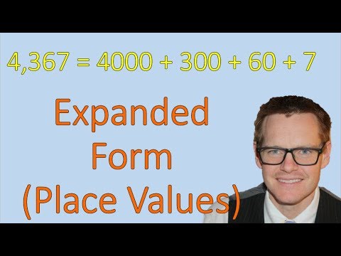 Expanded Form of Numbers and Place Values (Simplifying Math)