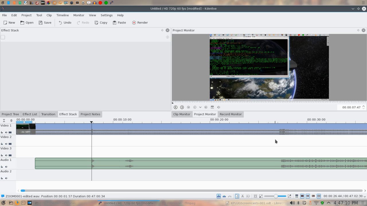 Screencasts in Linux 1| Basic Work Flow