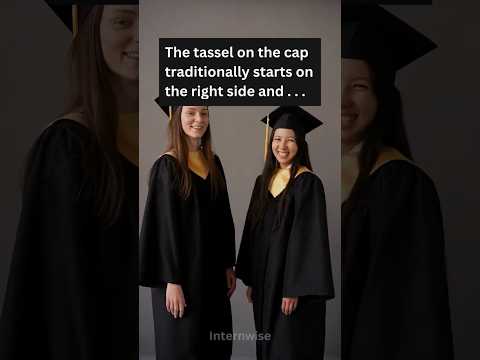 Graduation facts | The graduation cap tassel: right to left #viral #shorts