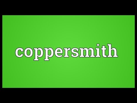 Coppersmith Meaning