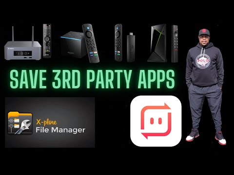 AMAZON FIRE TV STICK 4K | HOW TO SAVE YOUR 3RD PARTY APPS | ZIDOO MEDIA BOX |