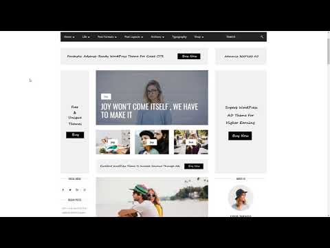 Admania - AD Optimized WordPress Theme For Adsense and Affiliate Enth