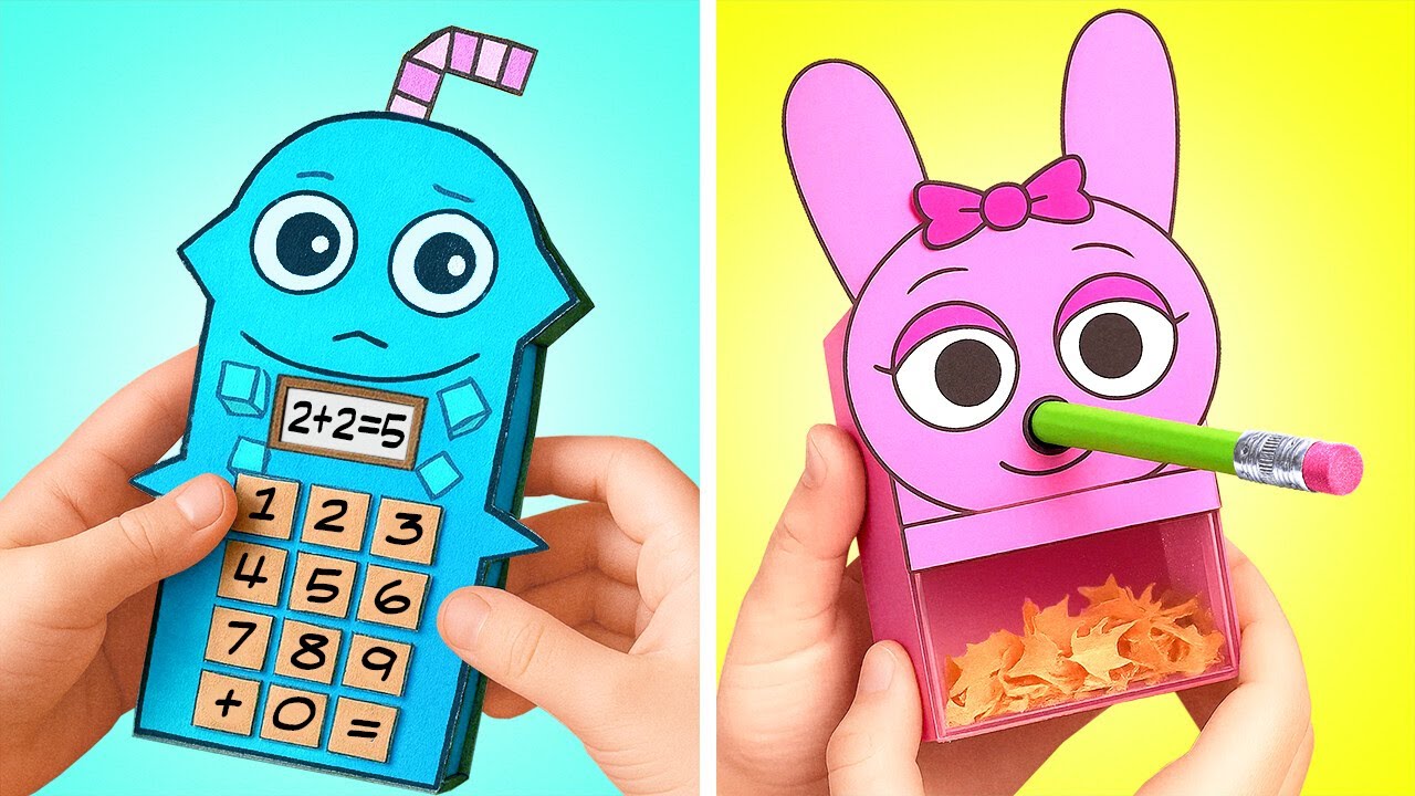 I Spent One Day In Sprunki Cardboard School! *DIY Playground With Incredibox Sprunki*