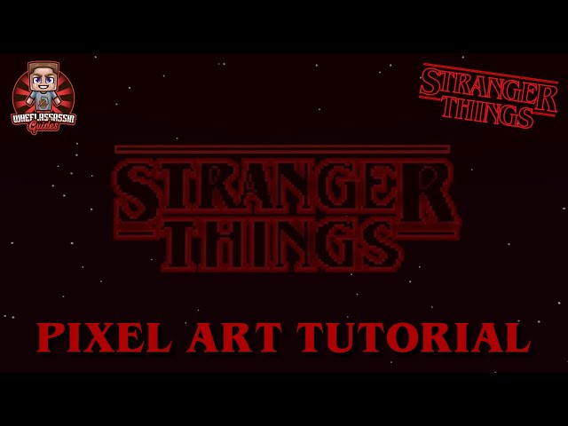 The Stranger Things Logo!! Minecraft Map