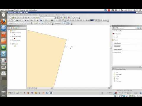 ArcGIS Desktop part 36 (edit shape files; snapping) Video Lecture - Way to Learning GIS and ...